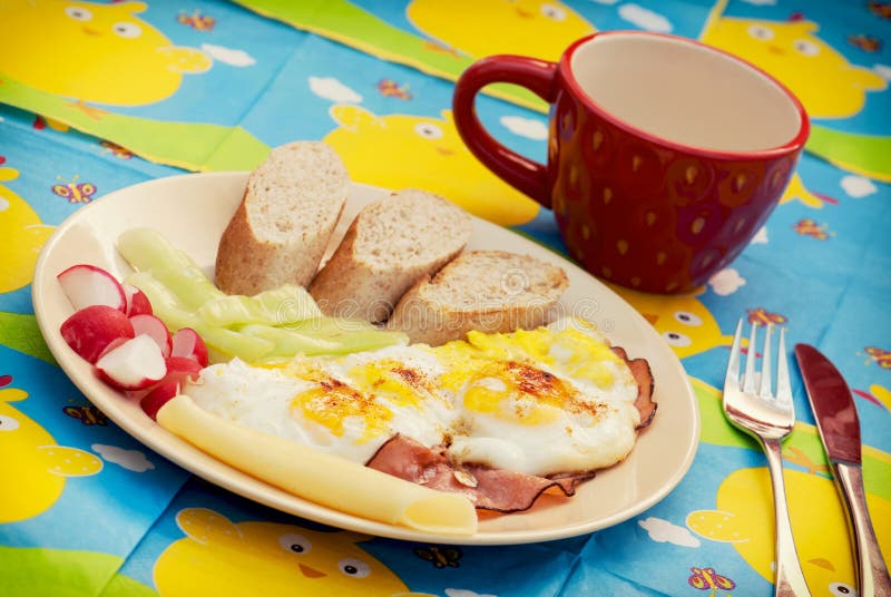 Tasty breakfast stock photo. Image of cook, fried, colorful - 38223212