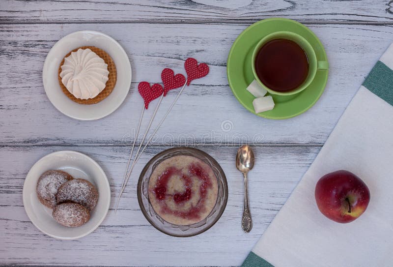 Tasty breakfast is ready stock photo. Image of delicious - 74930764