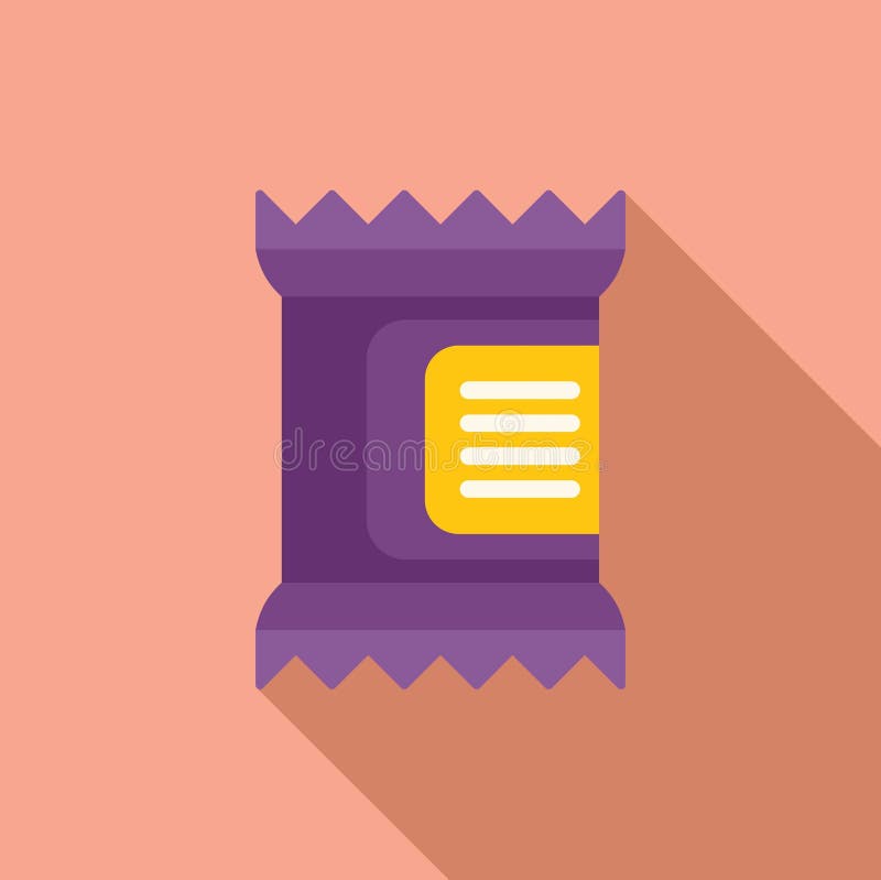 Tasty Candy Package Icon Flat Vector. Cereal Product Food Stock ...