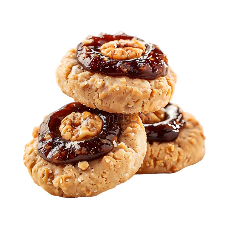 Tasty Chocolate Cookies on Transparent Background - Ai Generated Stock ...