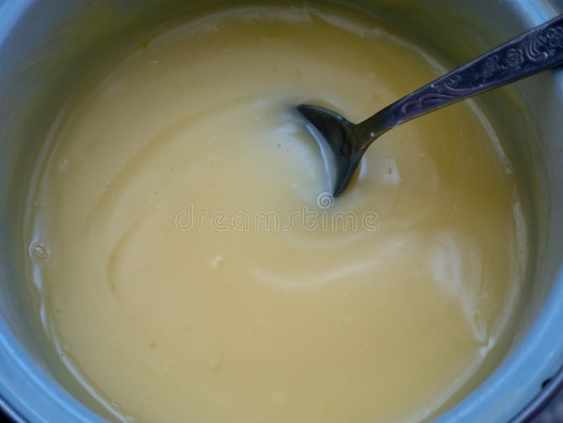 Tasty cooked pudding stock photo. Image of vanilla, pudding - 181304858