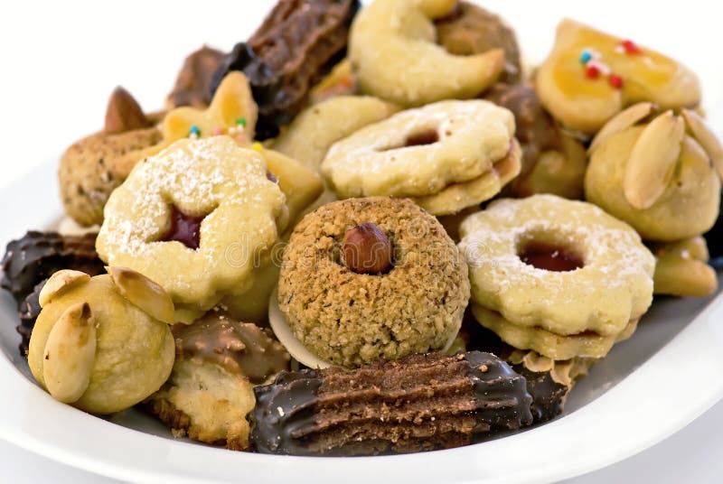 Tasty cookies stock image. Image of cookie, isolated, biscuit - 7528991