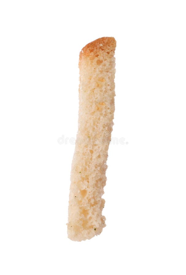 Tasty Crispy Wheat Rusk Isolated on White Stock Photo - Image of crispy ...