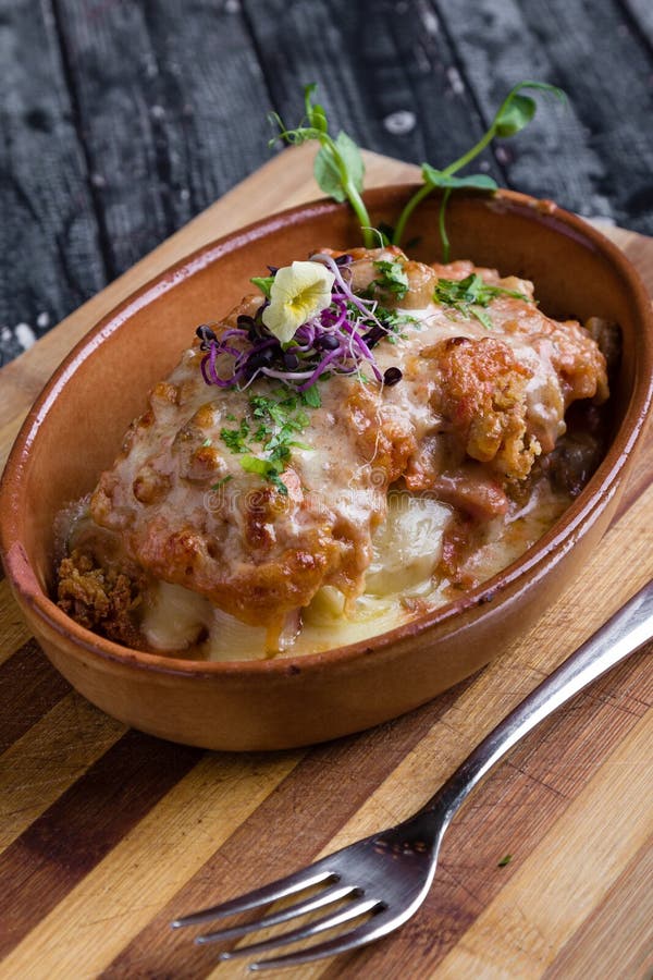 Fried chicken schnitzel stock image. Image of lunch - 139573093
