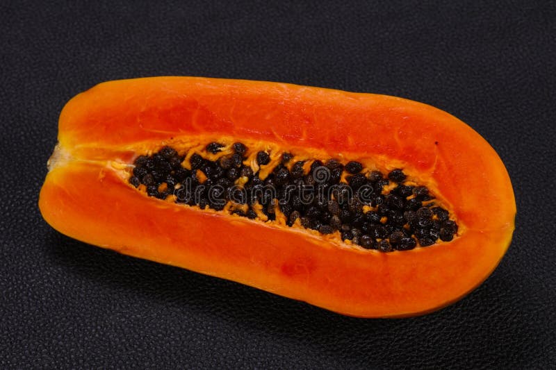 Tasty Delicous Ripe Fruit Papaya Stock Photo - Image of color ...