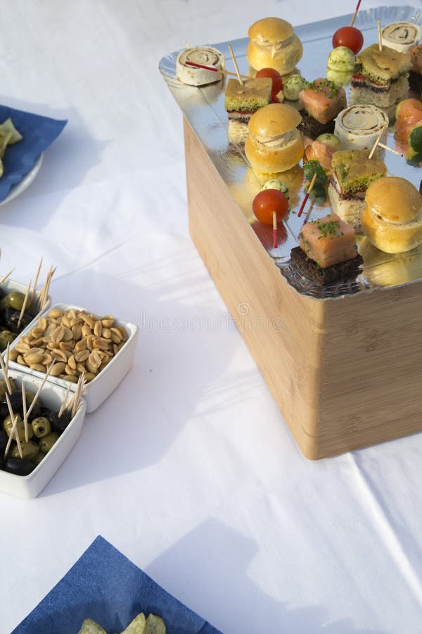 Tasty, before Dinner Appetizers Stock Photo - Image of bites, deli ...
