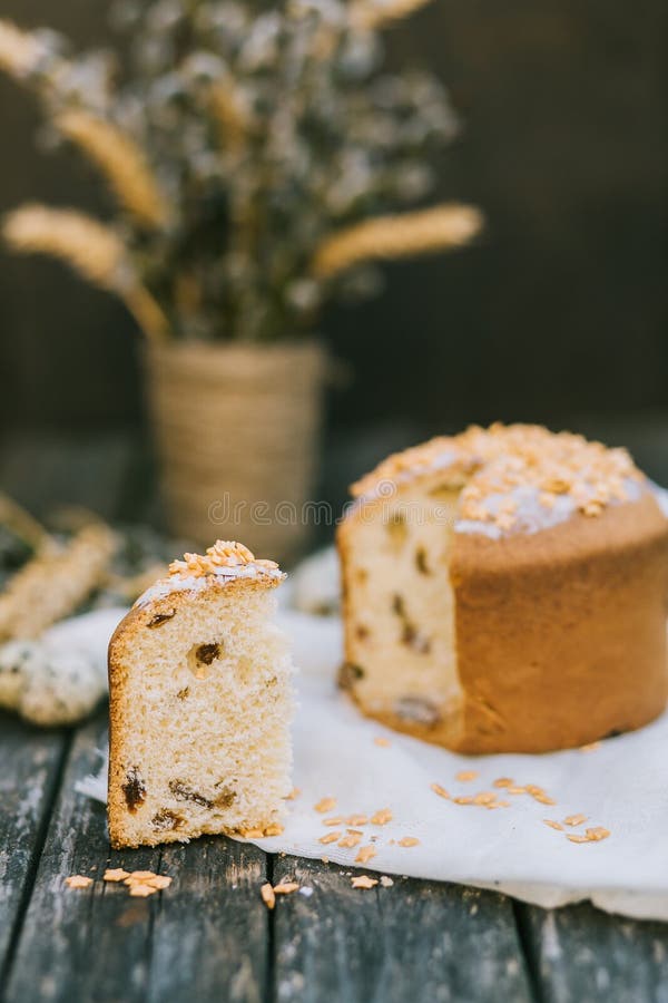 Tasty Easter Rustic Dinner Background Stock Image - Image of greeting ...