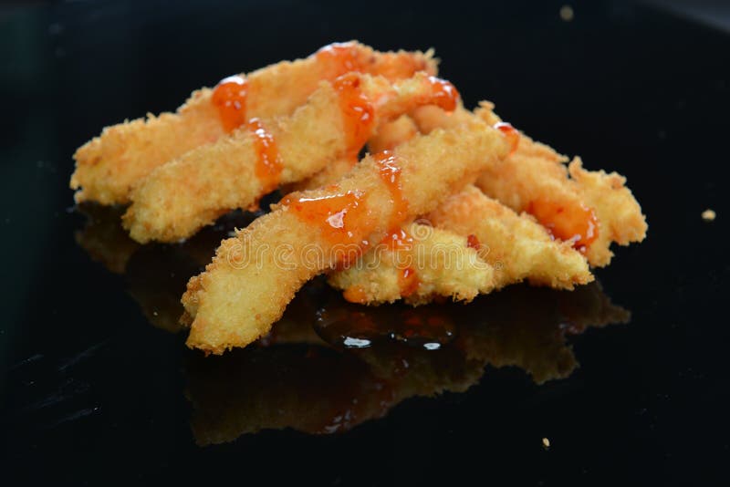 Tasty fish sticks stock image. Image of prawn, chinese - 56772279