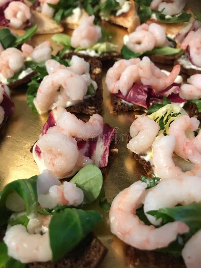 Fish tapas stock image. Image of bell, seafood, pepperoncini - 14297587