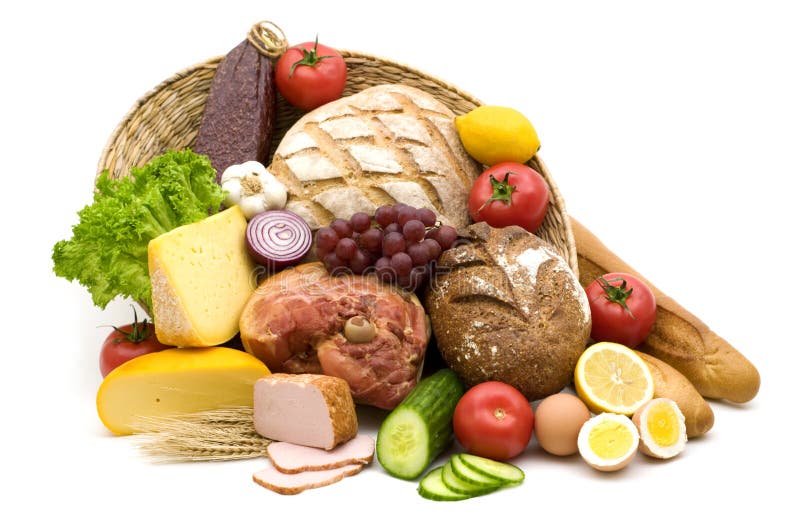 A Tasty Food .Grilled Fish and Vegetables. High Quality Image Stock ...