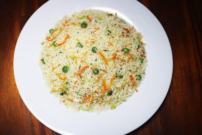 Tasty Food Image of Vegetable Fried Rice Stock Image - Image of dish ...