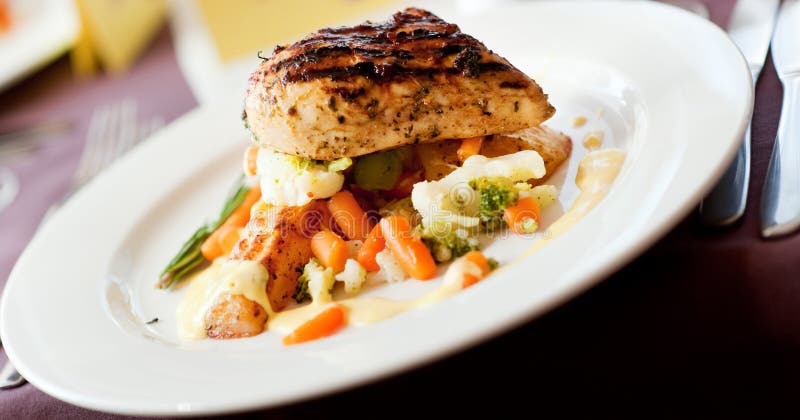 Tasty food on a table stock image. Image of service, gourmet - 14278443