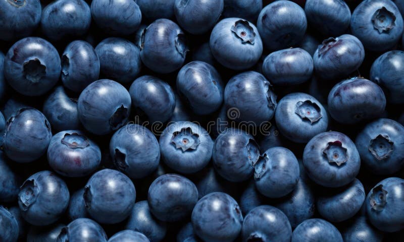 Fresh Blueberry Background or Backdrop. Texture Berries Close Up Stock ...