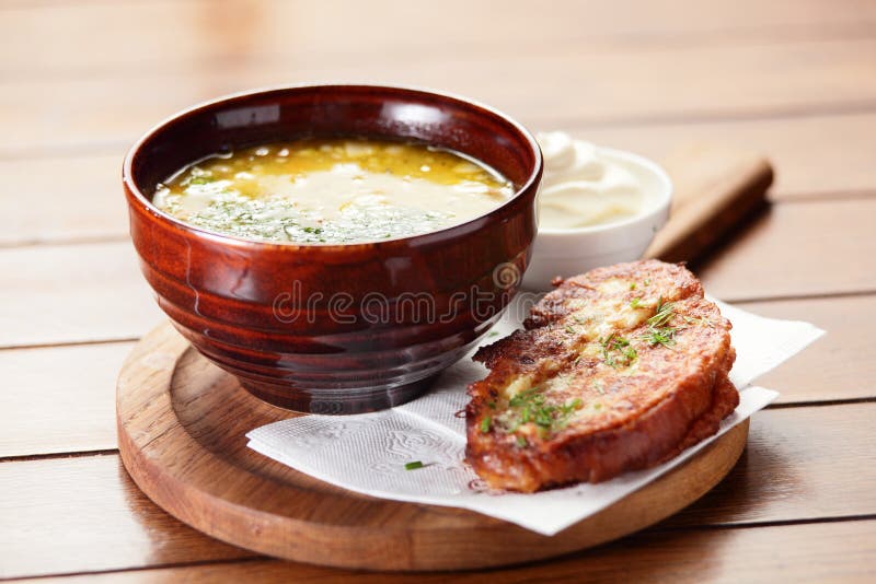 Tasty and Fresh European Soup Stock Image - Image of food, dinner: 29424525