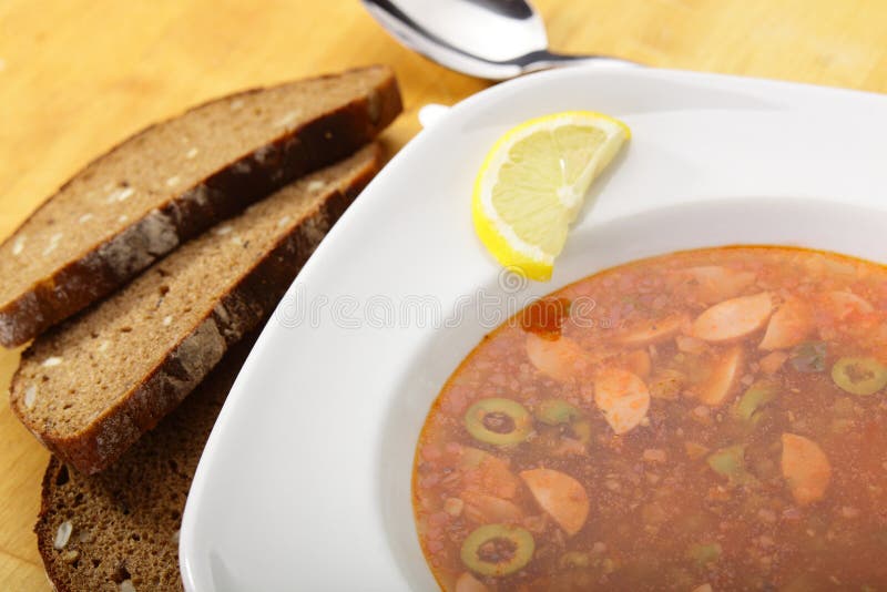 Tasty and Fresh European Soup Stock Photo - Image of soup, eating: 29425354