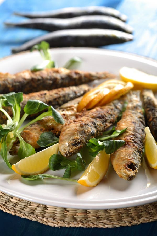 Tasty fried fish stock image. Image of fishes, industry - 2433129