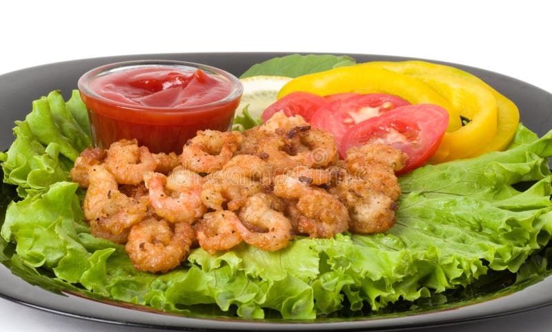 Tasty fried prawn food stock image. Image of fruit, meal - 25450683