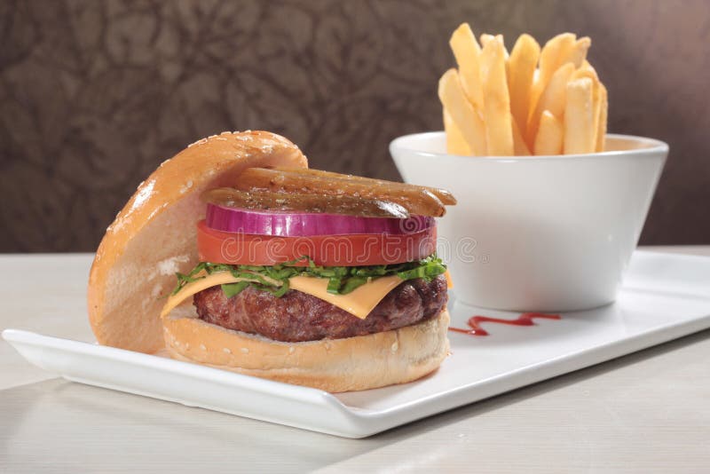 A tasty ham burger cuisine stock image. Image of isolated - 108877869