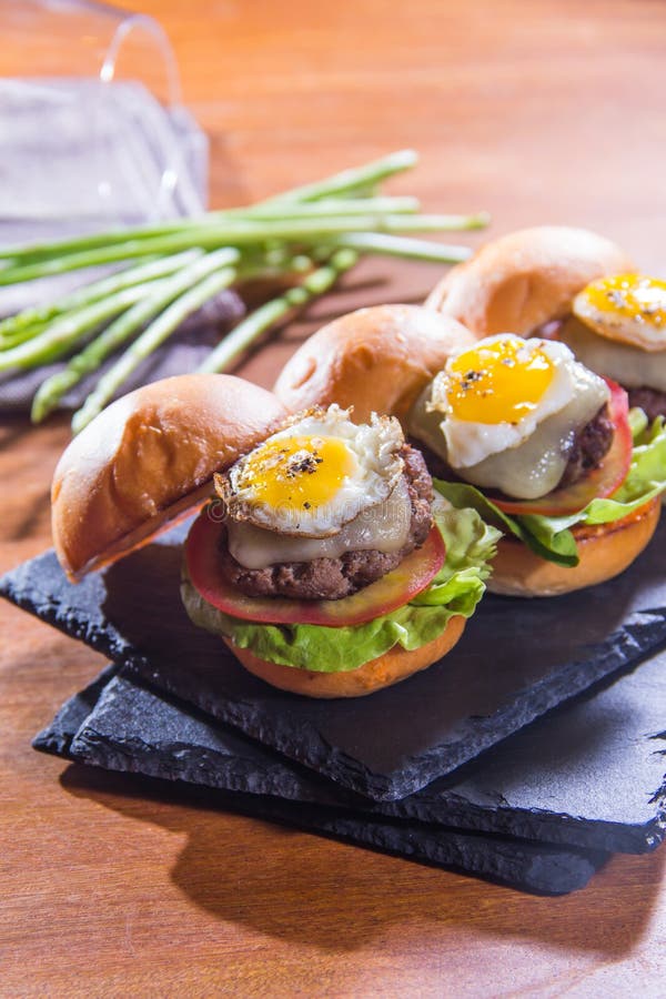 A tasty ham burger cuisine stock photo. Image of cuisine - 108878606