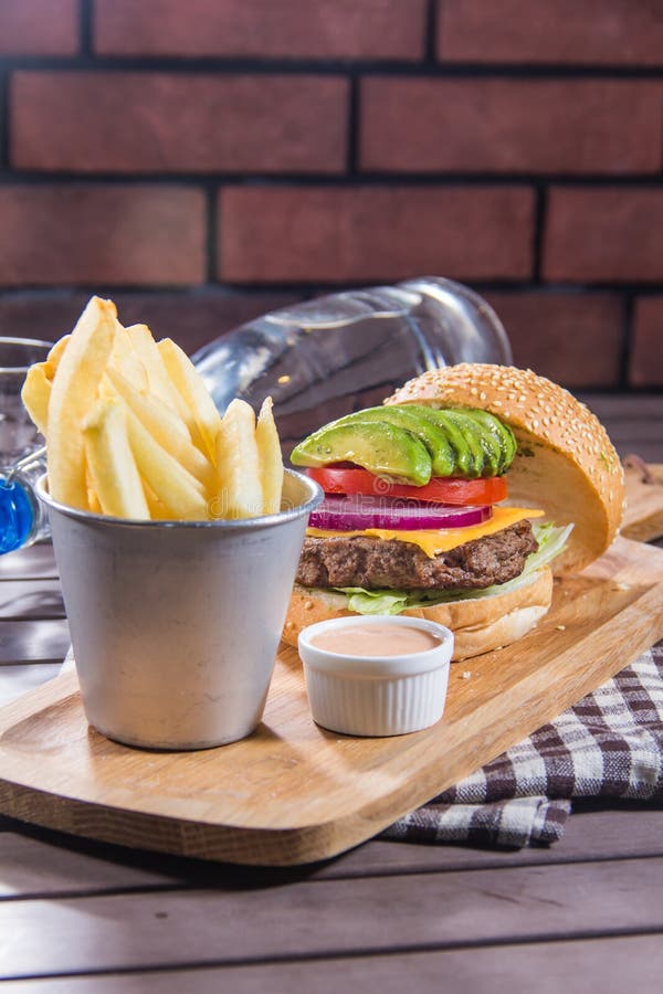 A tasty ham burger cuisine stock image. Image of barbecue - 109320319