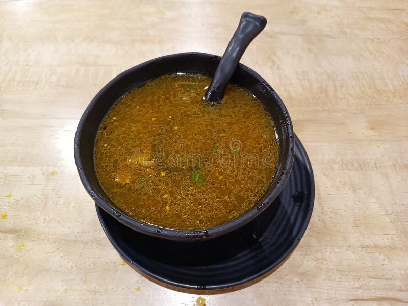 Tasty Indian Mutton Soup-2 stock photo. Image of spicy - 243700638