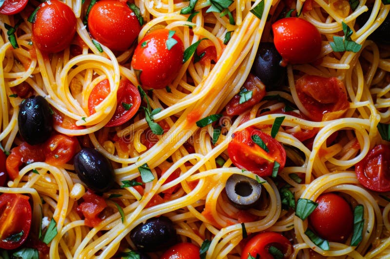 Tasty Italian Pasta ,food ,menu Stock Image - Image of kitchen, herbs ...