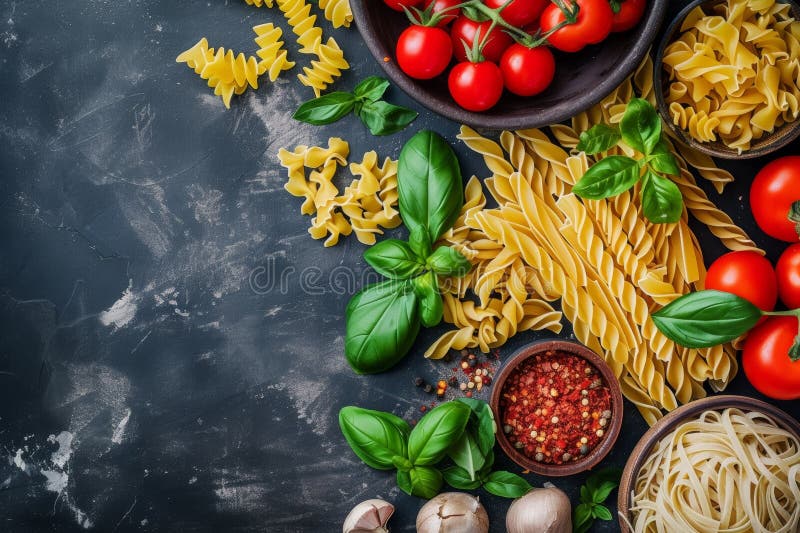 Tasty Italian Pasta ,food ,menu Stock Photo - Image of tomatoes ...