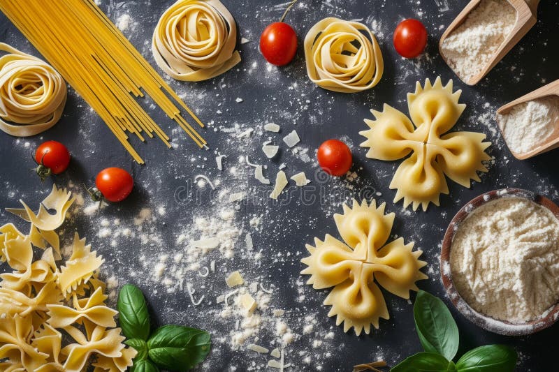 Tasty Italian Pasta ,food ,menu Stock Image - Image of chef, calories ...