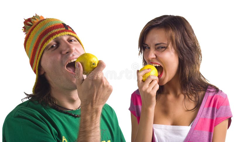 Tasty lemon stock photo. Image of food, bright, person - 4648828
