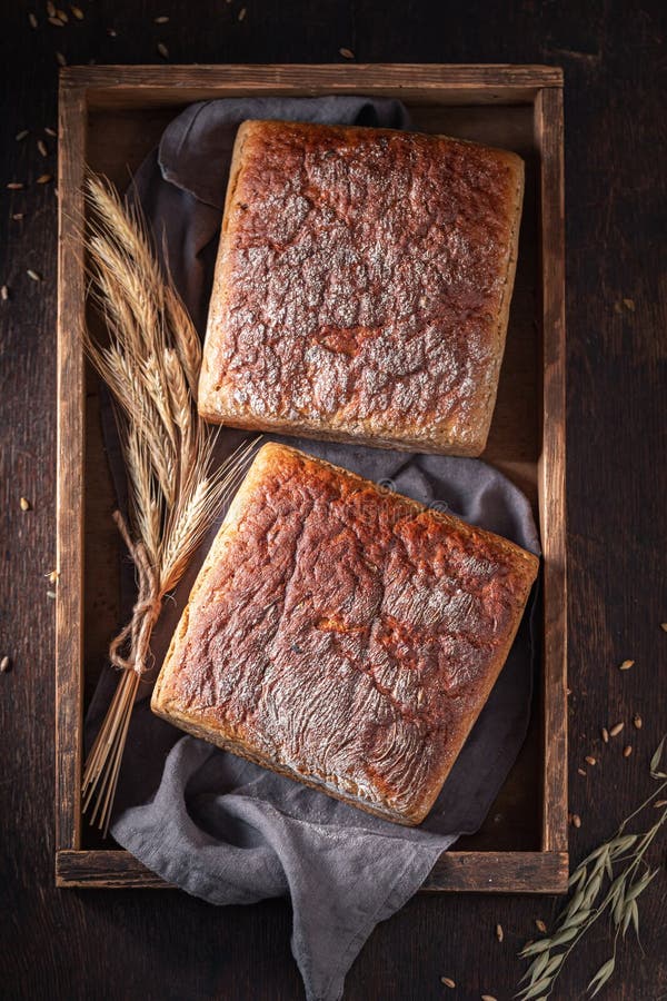 Tasty Loaf of Breads for Balanced and Healthy Diet Stock Image - Image ...