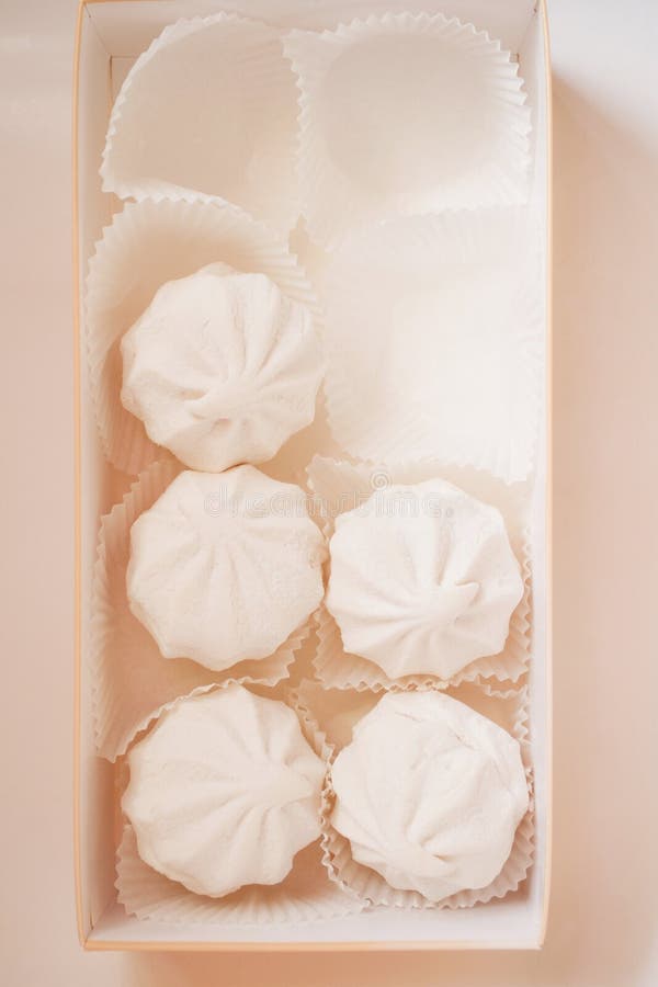Tasty Marshmallows in a Box Stock Photo - Image of calories ...