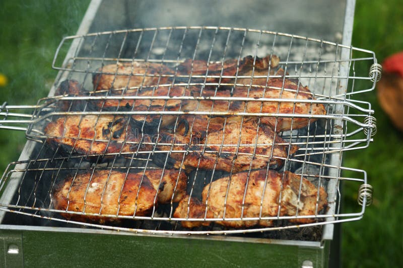 Tasty meat stock image. Image of barbecue, grilled, taste - 24863555