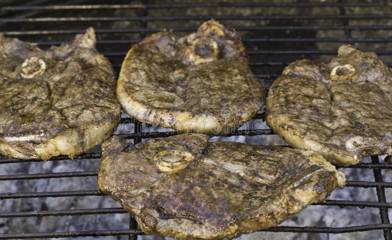 Tasty meat off the fire stock photo. Image of gourmet - 41826524