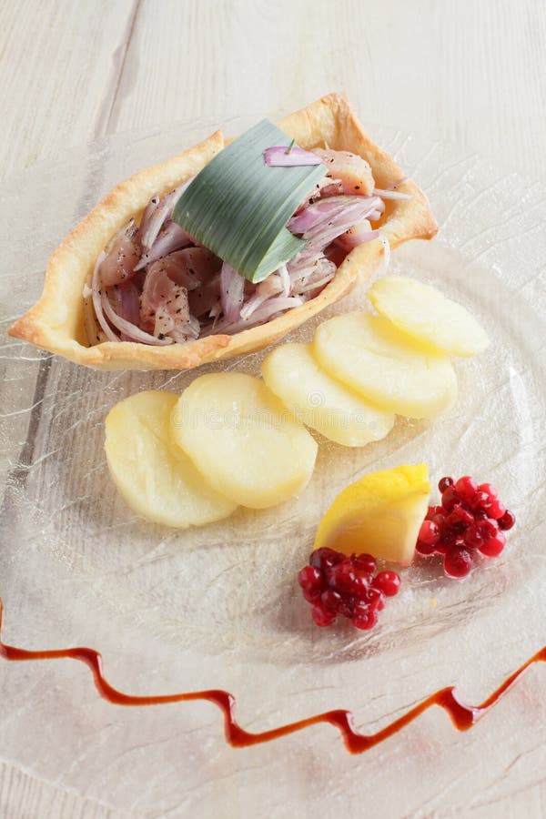 Tasty Meat on White Background Stock Photo - Image of meal, plate: 42669376