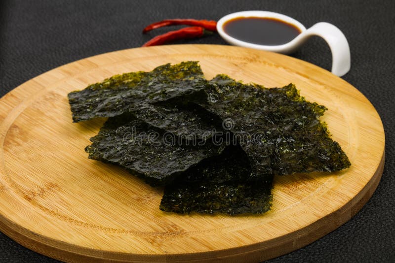 Tasty Nori chips stock photo. Image of crispy, crunchy - 154424746