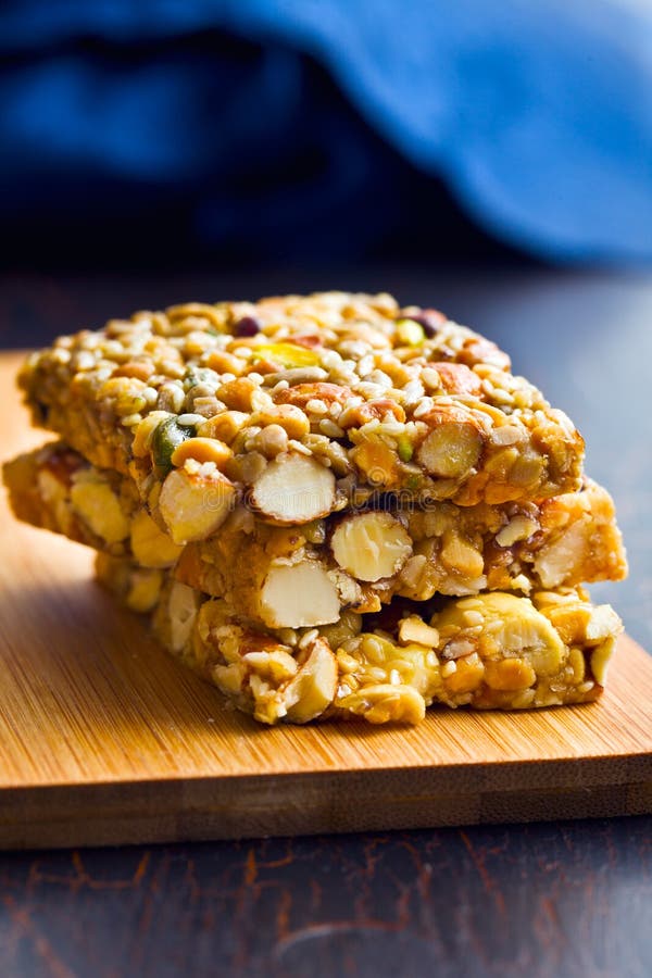 Tasty nut bar stock photo. Image of hunger, natural, food - 44454352