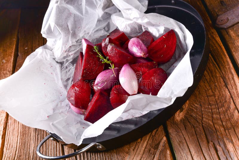 Oven baked red beets stock image. Image of cooked, healthy - 114991753