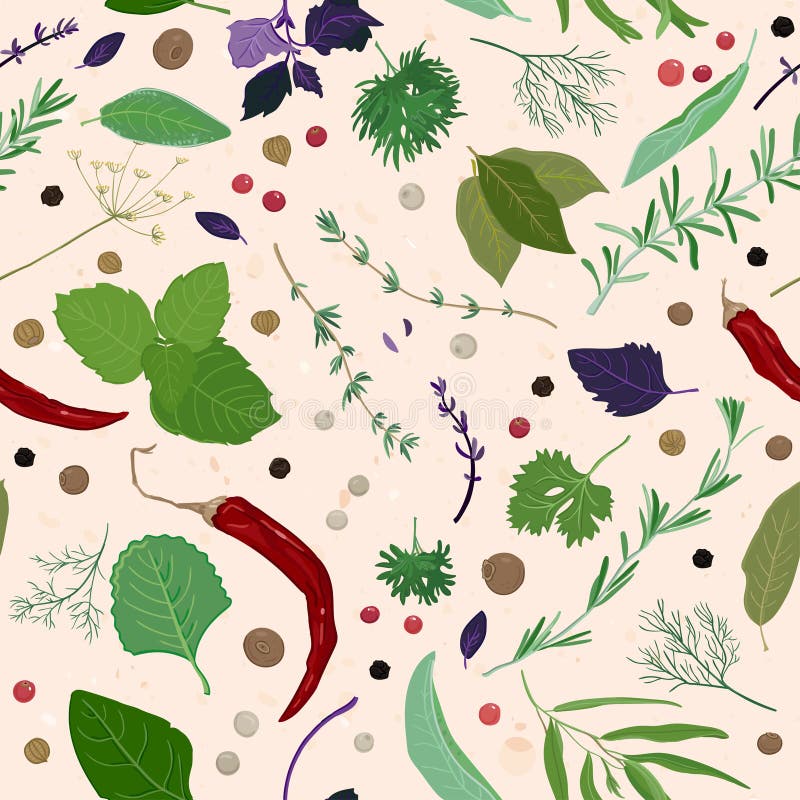 Tasty pattern stock vector. Illustration of leaf, garden - 60715332
