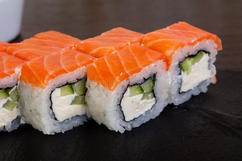 Tasty philadelphia roll stock photo. Image of cream - 118988890