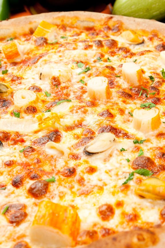 Tasty Pizza stock image. Image of luxury, tasty, surimi - 18994883