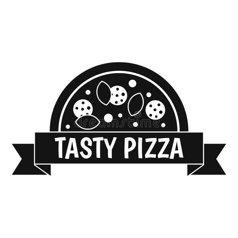 Tasty Pizza Sign Icon, Simple Style Stock Vector - Illustration of fast ...