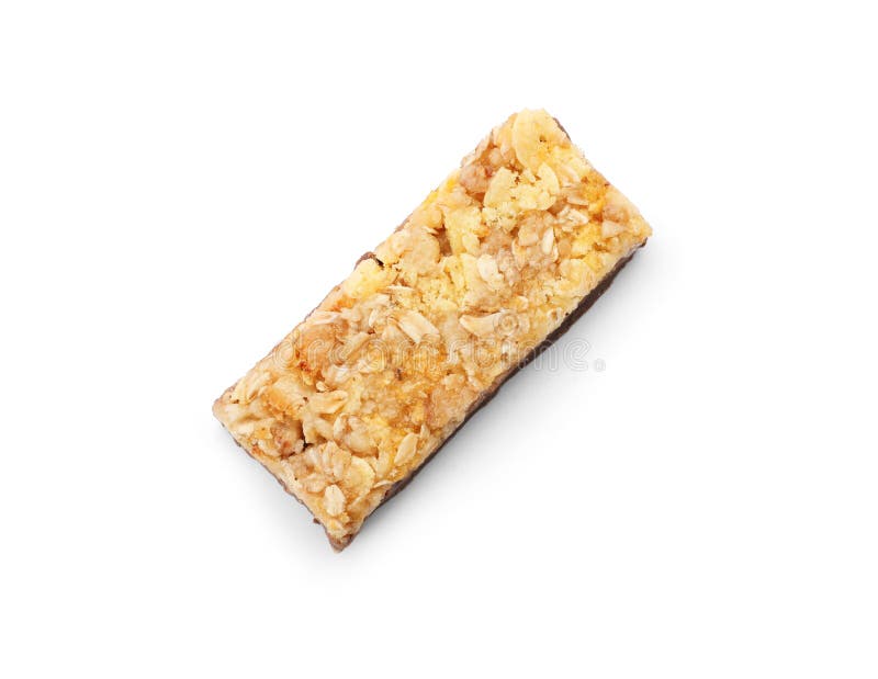 Tasty Protein Bar on White Background Stock Photo - Image of ingredient ...
