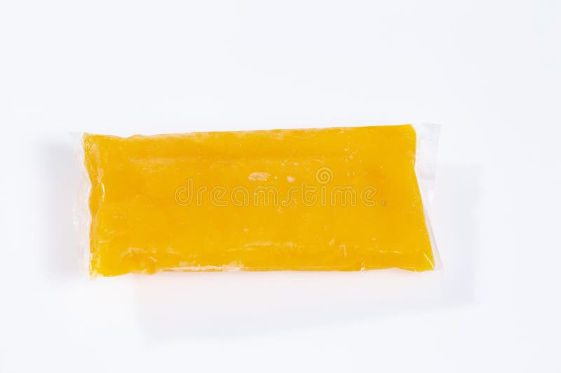 Tasty Pulp of Fruit Frozen Pulp of Passion Fruit Stock Photo - Image of ...