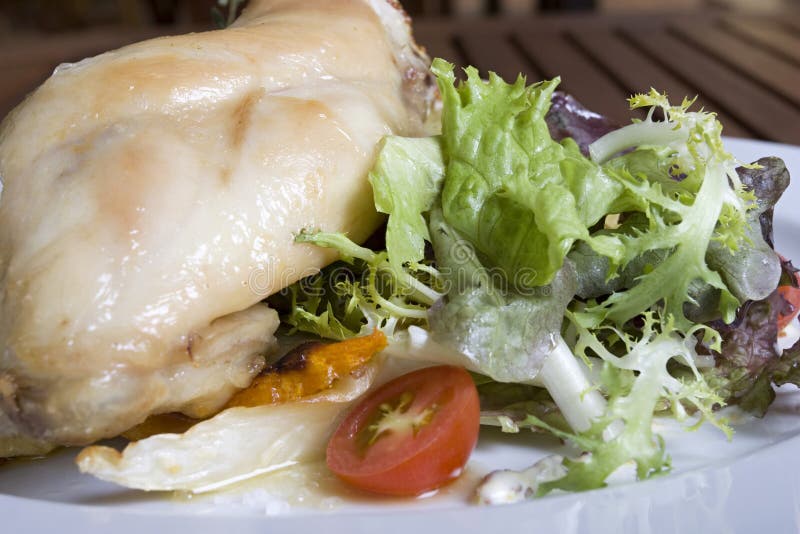 Tasty Rabbit or Chicken Meat with Vegetables Stock Image - Image of ...