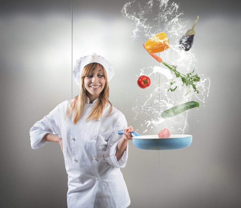 Tasty dish of a chef stock photo. Image of person, cooked - 45107842