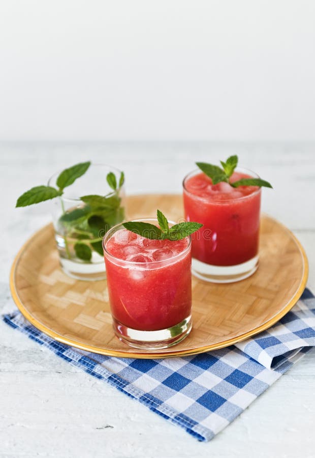 Tasty and Refreshing Watermelon Juice Stock Image - Image of melon ...