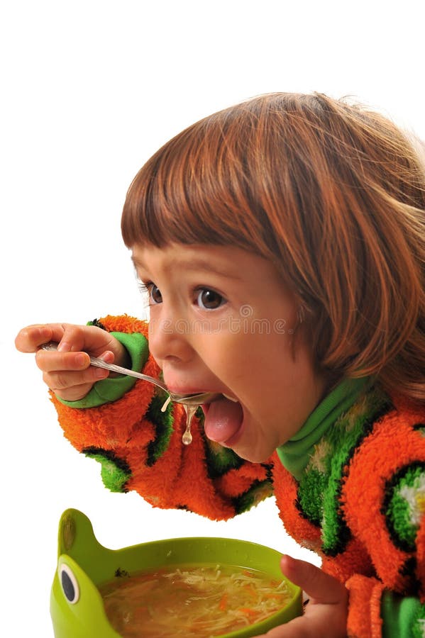 Tasty soup stock image. Image of hunger, party, human - 12537851