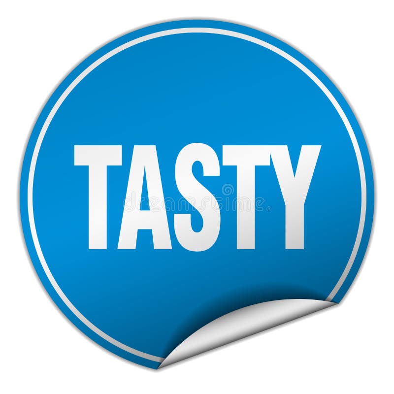 Tasty Sticker. Tasty Sign Set Stock Vector - Illustration of sign ...