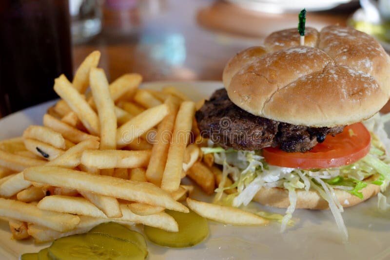 Tasty,thick Burger stock photo. Image of burger, tasty - 147670060