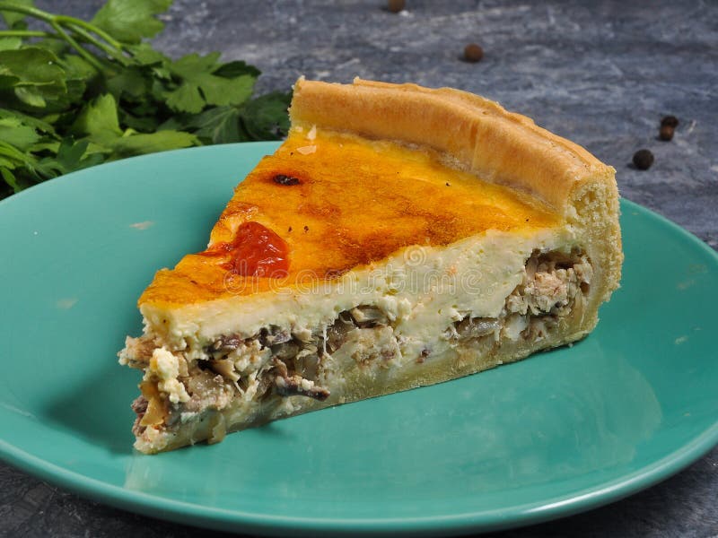 Tasty Traditional Russian Dish Kish with Chicken Stock Photo - Image of ...